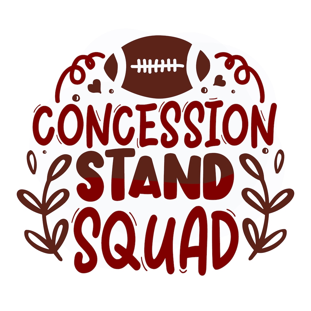 Concession Stand Squad, Layered Cut File SVG + PNG + JPEG + Eps + Ai ...