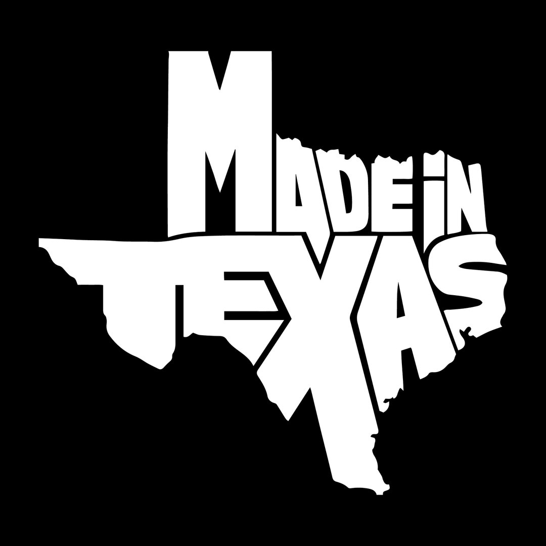 Made in Texas SVG: Black and White Layered Cut File (digital Download ...