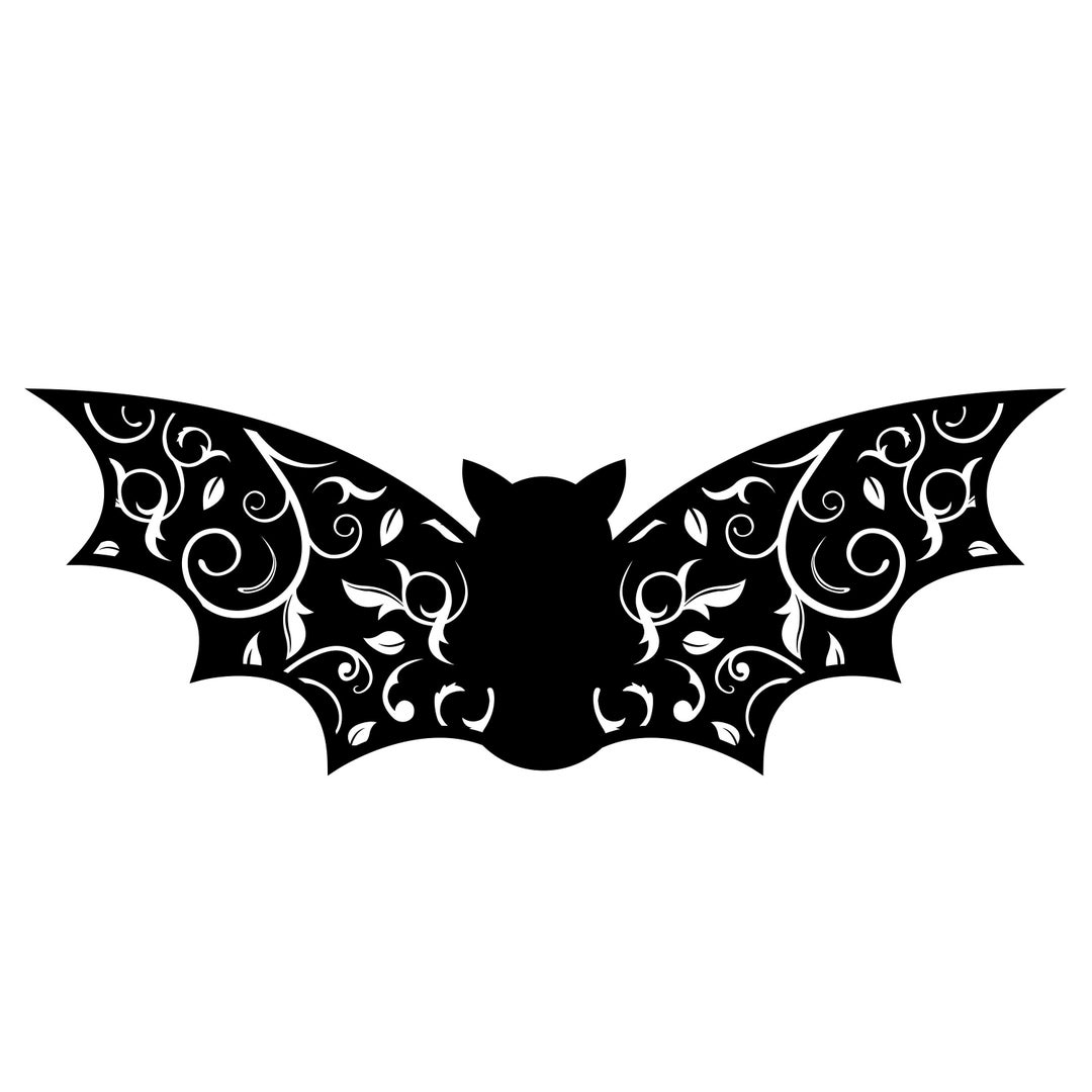 Floral Bat, Cut File SVG + PNG + JPEG Digital Download - Etsy