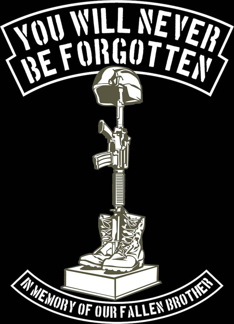Fallen Soldier Memorial - SVG PNG JPG - Cricut Cut File (digital ...