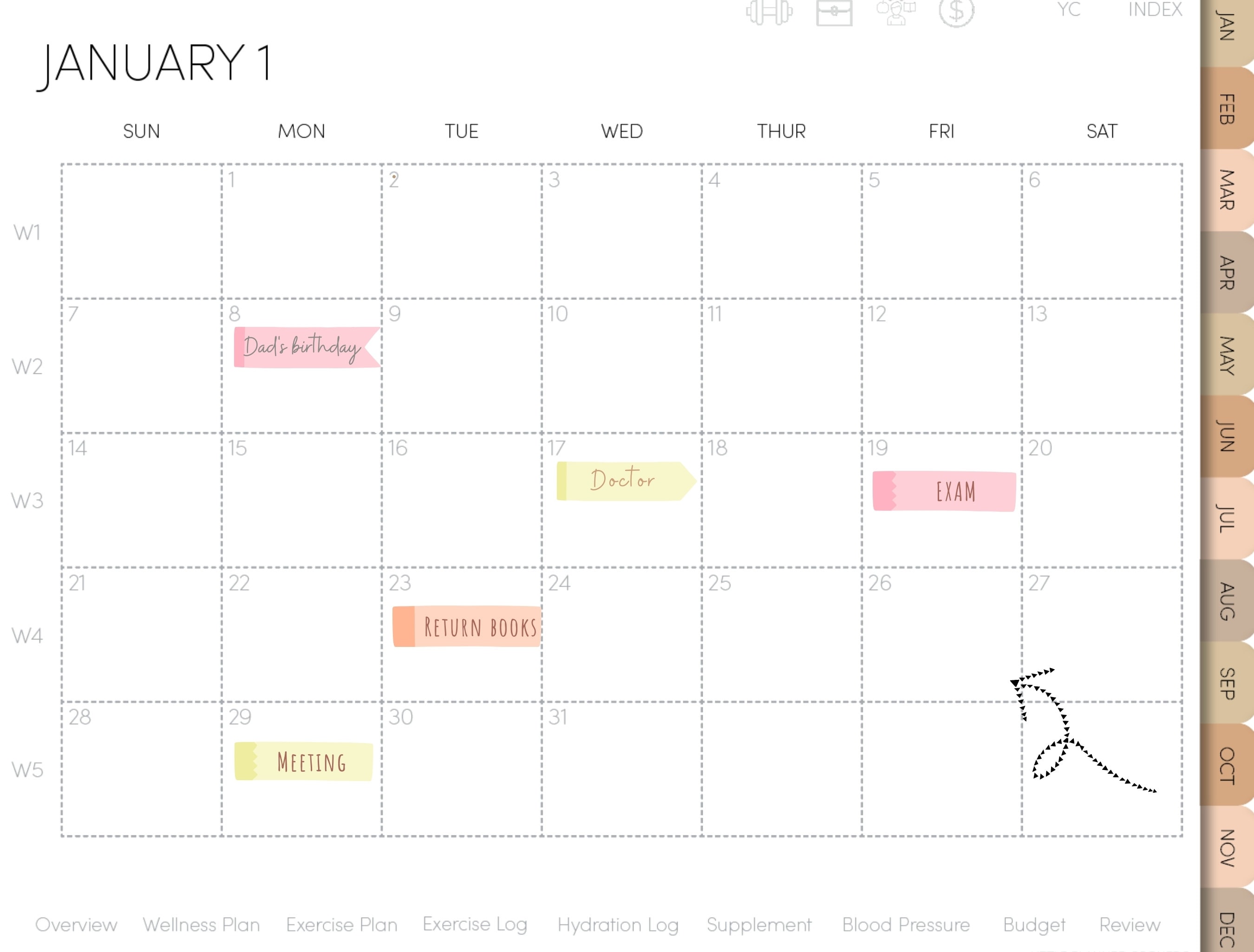 Note Taking Goodnotes Stickers|everyday Digital Stickers|study Digital ...