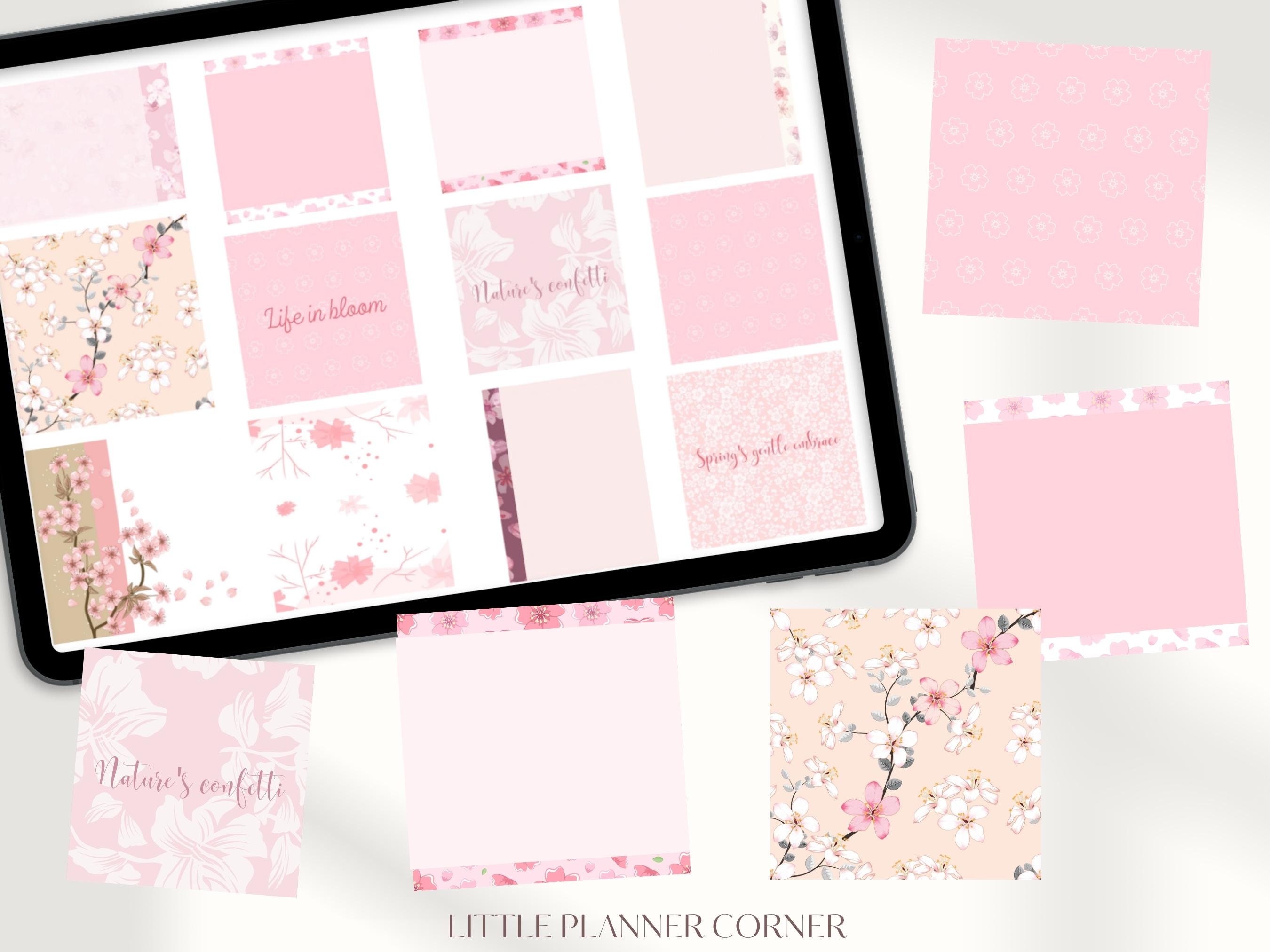 Sakura Dreams Goodnotes Stickers| Everyday Digital Stickers| Planner ...