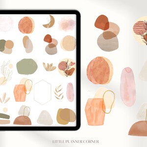 Minimalism Goodnotes Stickers|watercolor Everyday Digital Stickers ...