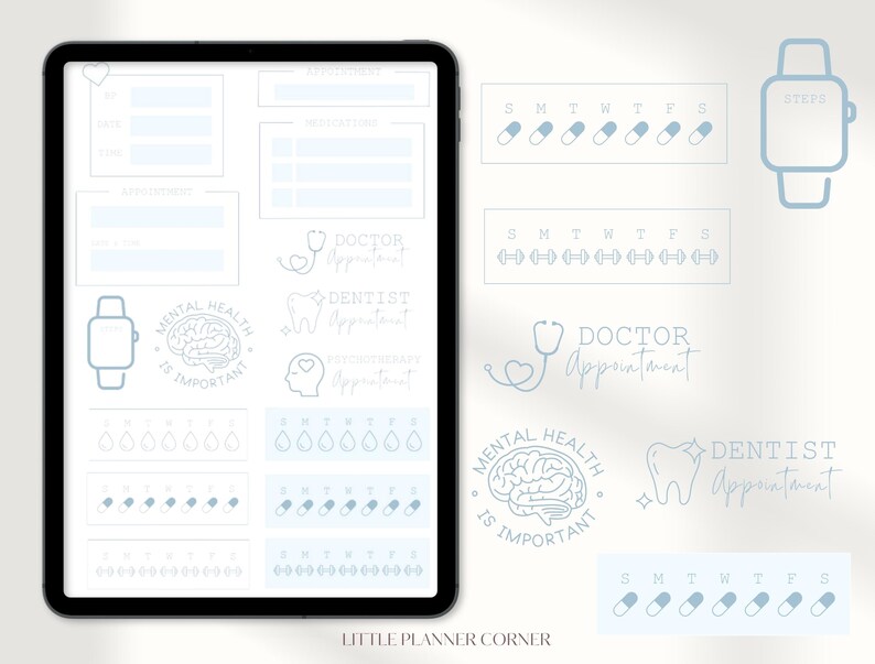 Medical Goodnotes Stickers|everyday Digital Stickers| Doctor Digital ...