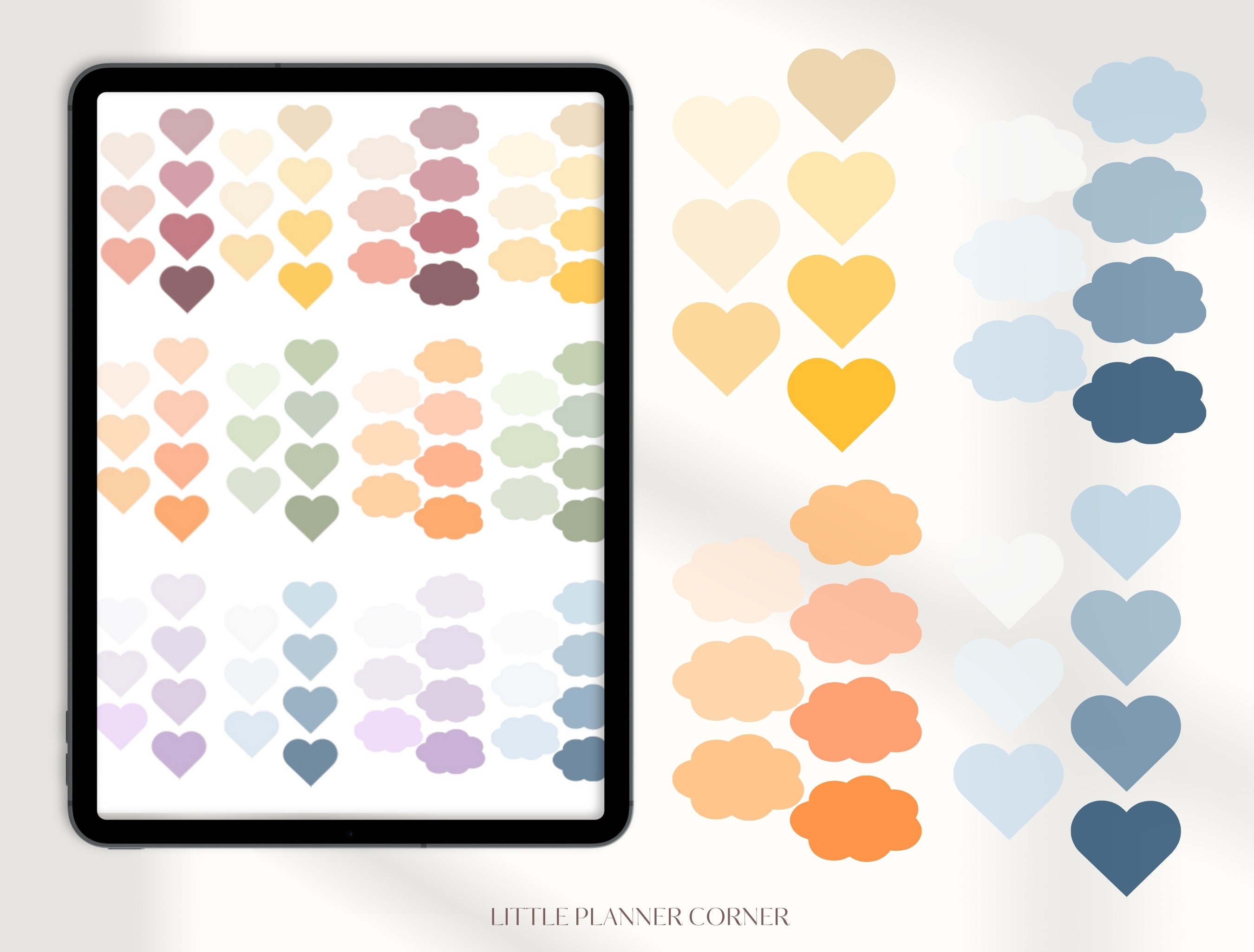 Customizable Shapes Vol3 Goodnotes Stickers|everyday Digital Stickers ...