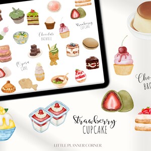 Dessert Fancies Goodnotes Stickers|everyday Digital Stickers| Digital ...