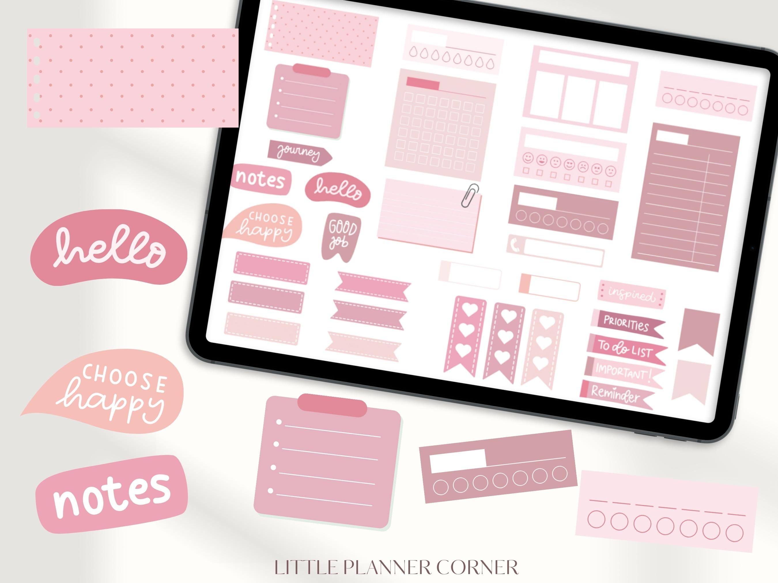 Sakura Dreams Goodnotes Stickers| Everyday Digital Stickers| Planner ...