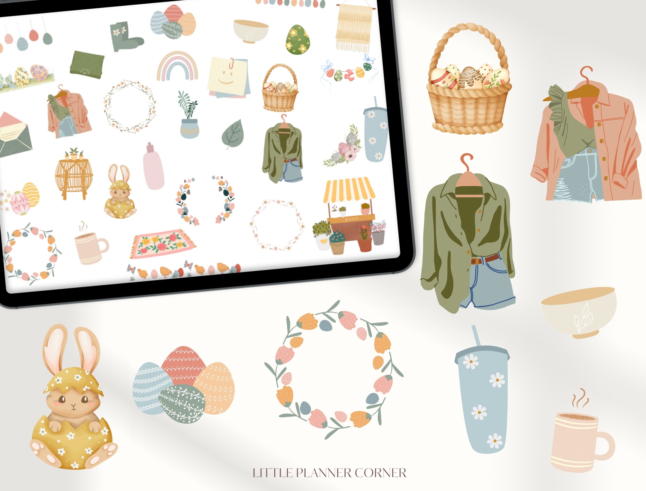 April 2024 Goodnotes Stickerseveryday Digital Stickers Minimalist ...