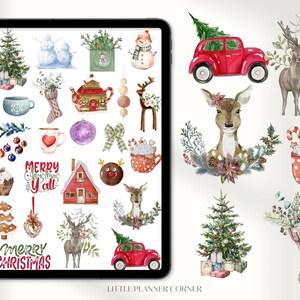 December 2024 Goodnotes Stickers | Digital Clipart | Winter Planner ...