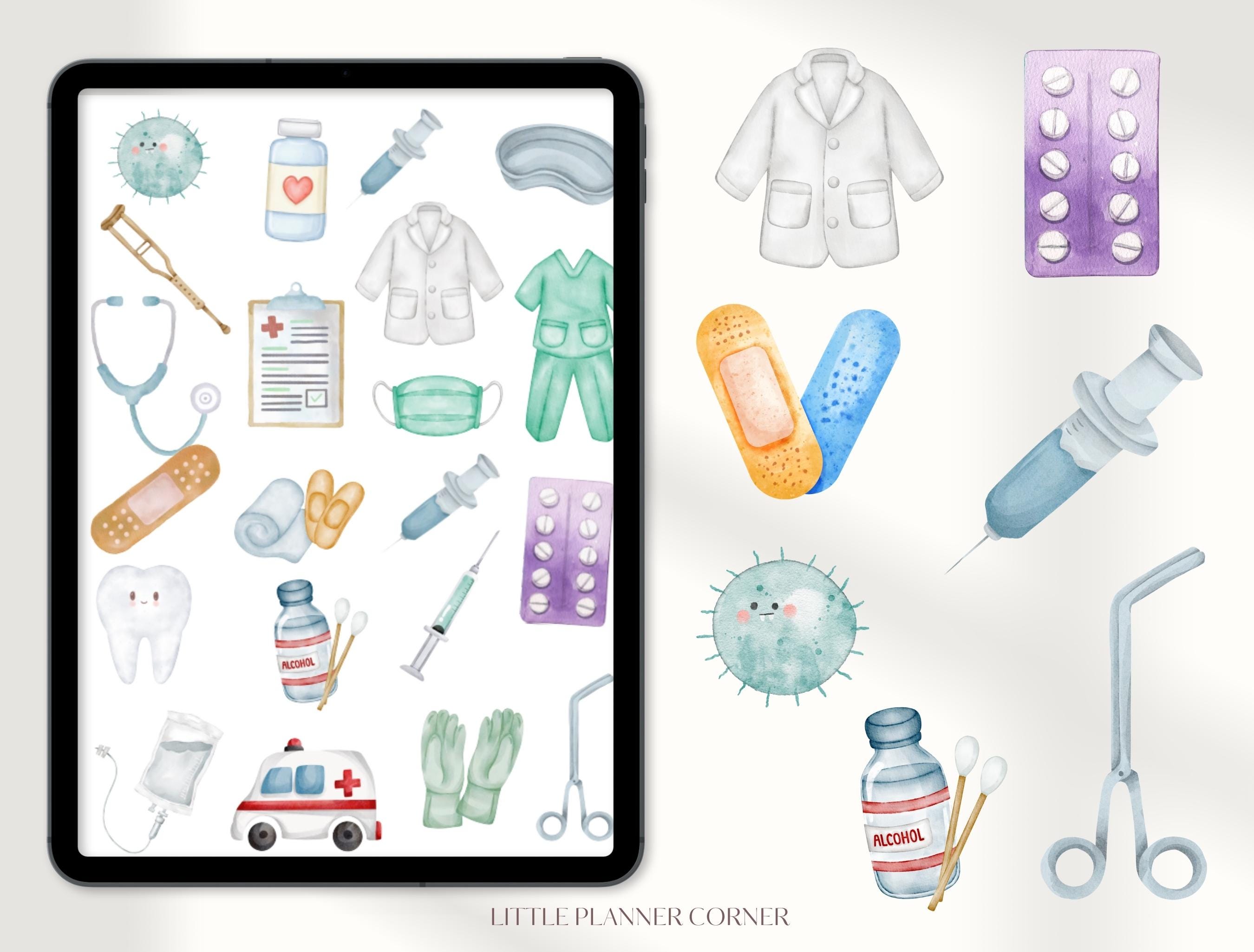 Medical Goodnotes Stickers|everyday Digital Stickers| Doctor Digital ...