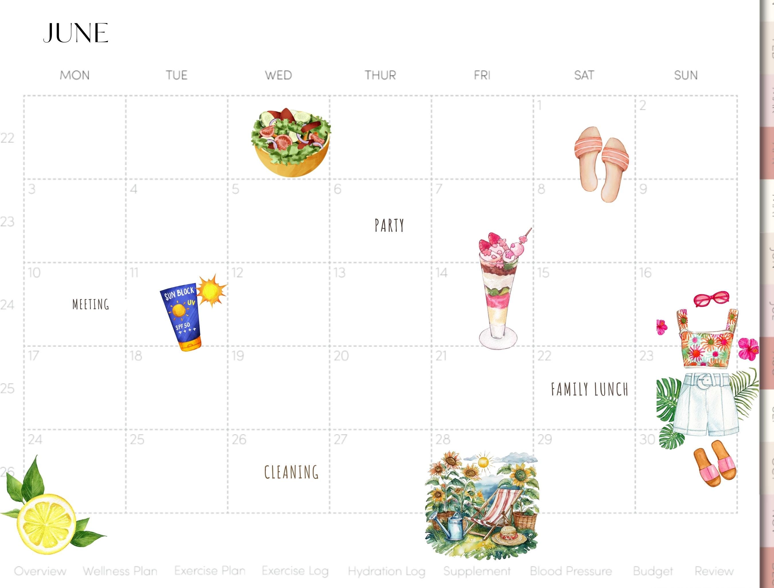 Summer 2025 Goodnotes Stickers |vacation Planner Stickers | Minimalist ...