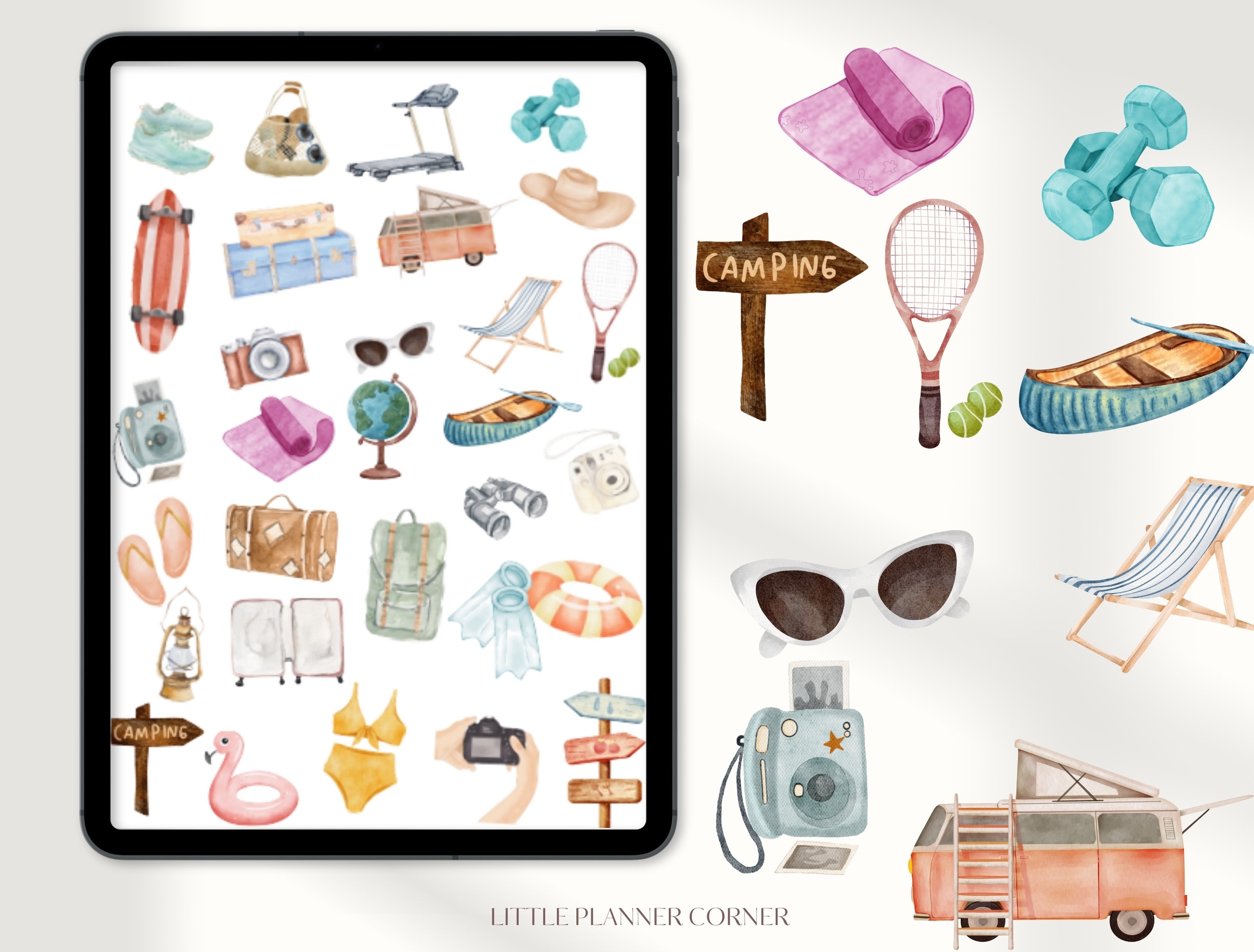 Aesthetic Daily Life Goodnotes Stickers|everyday Digital Stickers ...