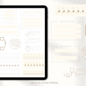 Medical Goodnotes Stickers|everyday Digital Stickers| Doctor Digital ...