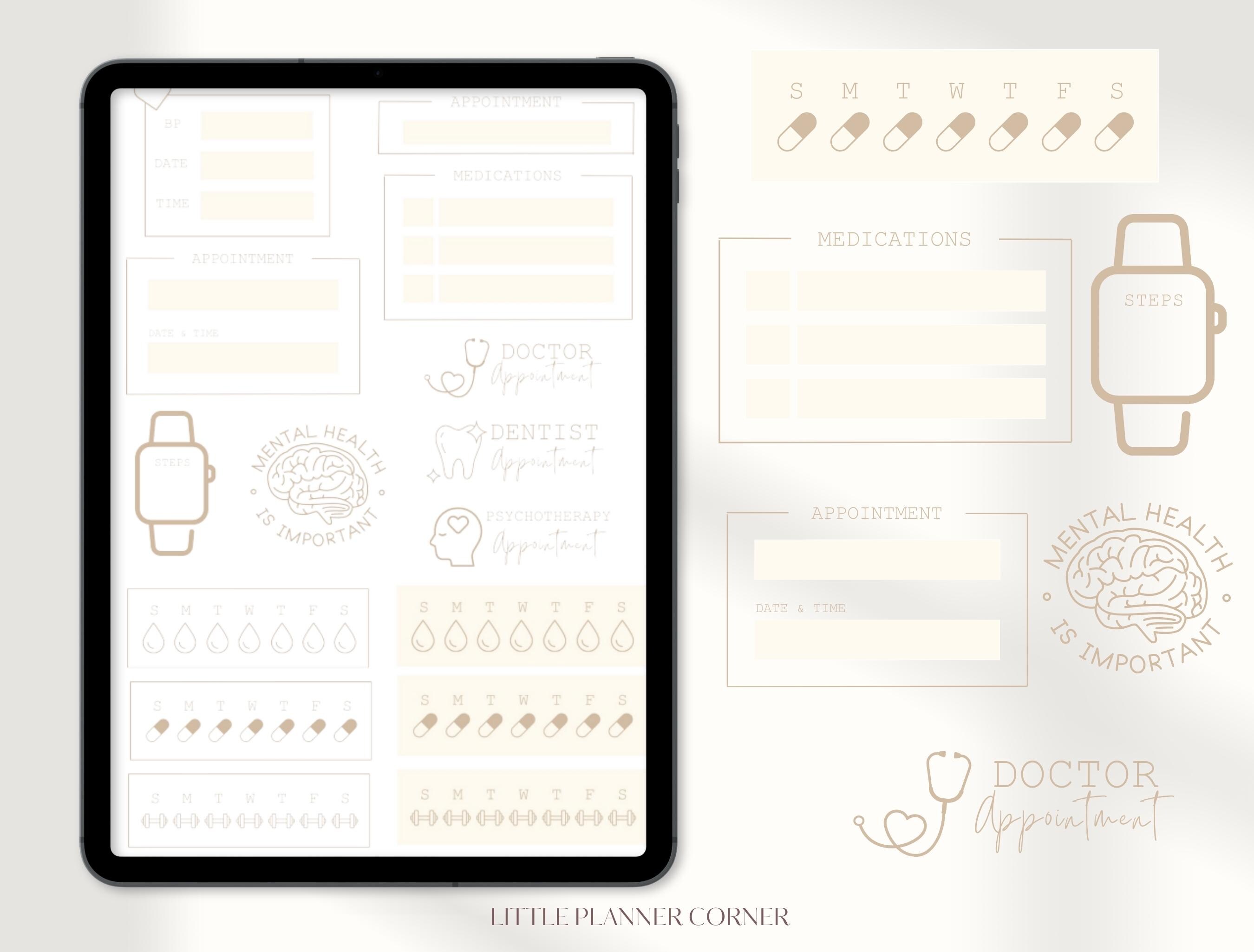 Medical Goodnotes Stickers|everyday Digital Stickers| Doctor Digital ...