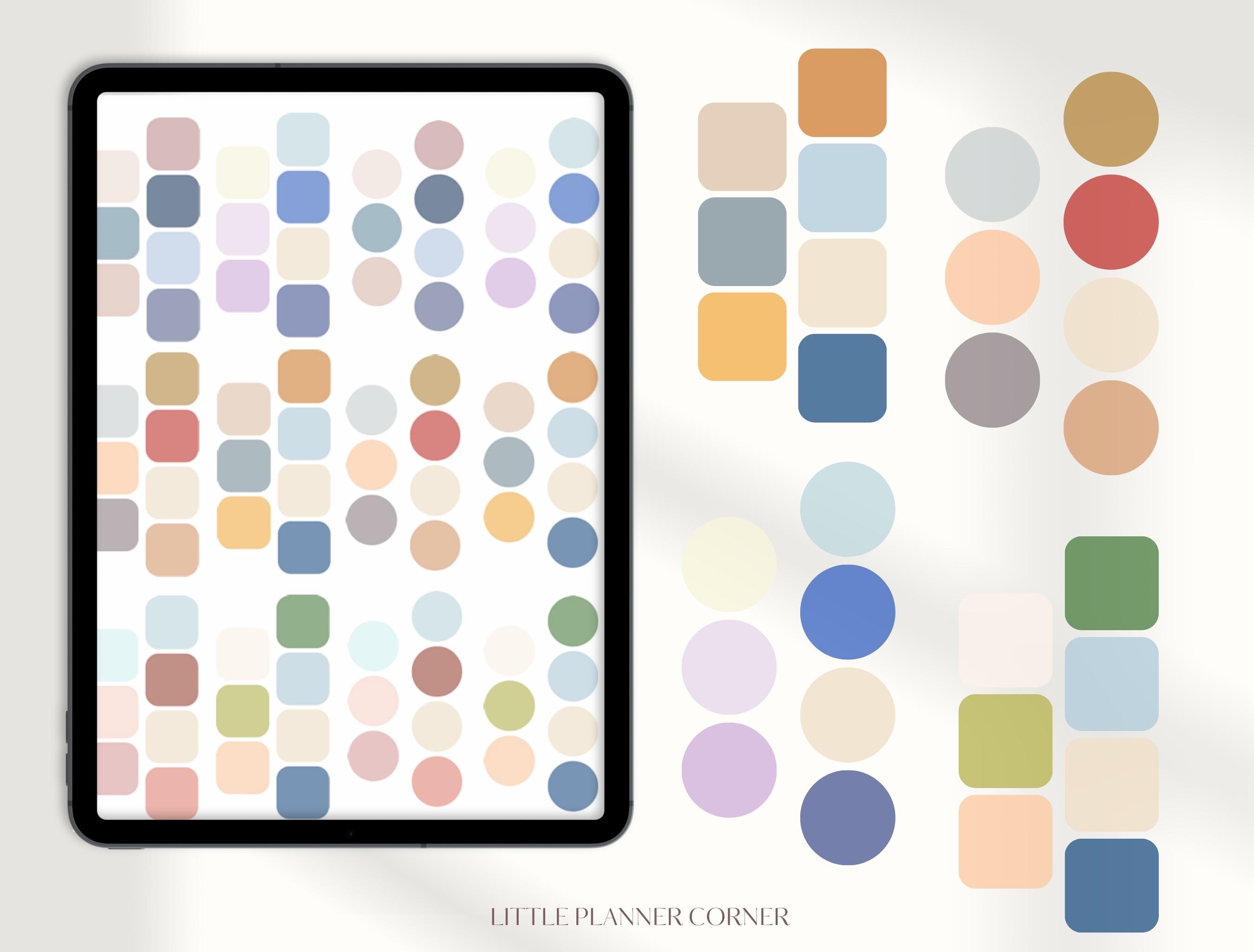 Customizable Shapes Vol6 Goodnotes Stickers|everyday Digital Stickers ...