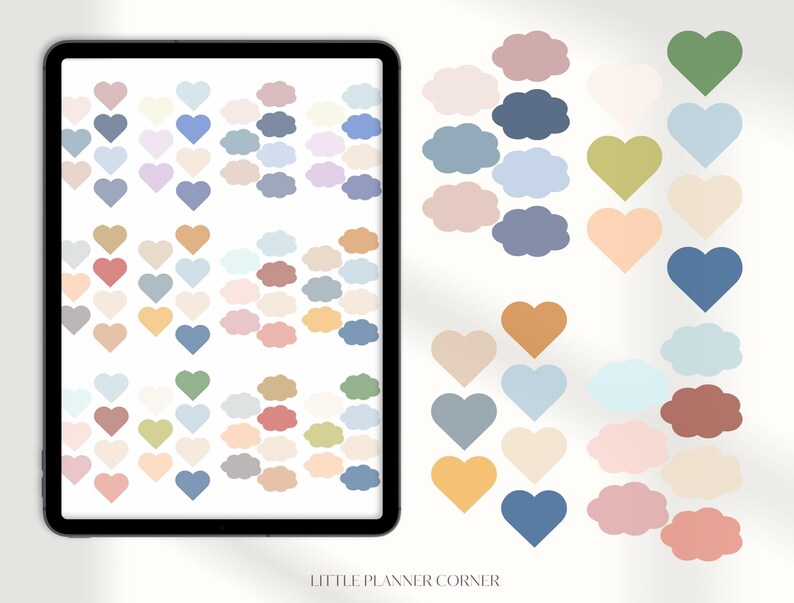 Customizable Shapes Vol6 Goodnotes Stickers|everyday Digital Stickers ...
