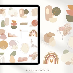 Minimalism Goodnotes Stickers|watercolor Everyday Digital Stickers ...