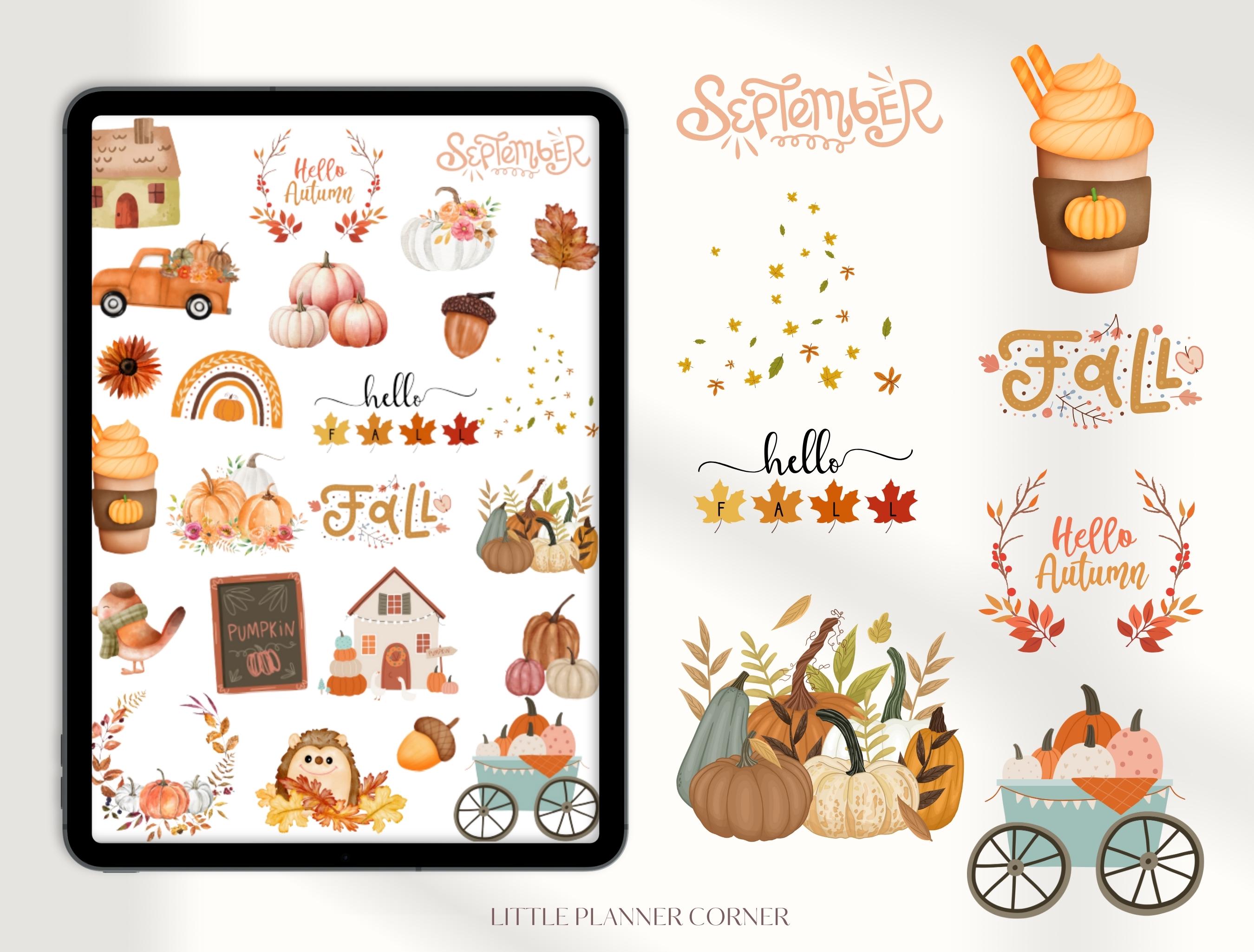 September 2024 Goodnotes Stickers| Aesthetic Everyday Digital Stickers ...