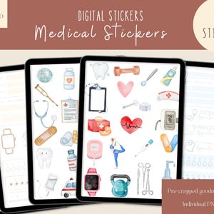 Medical Goodnotes Stickers|everyday Digital Stickers| Doctor Digital ...