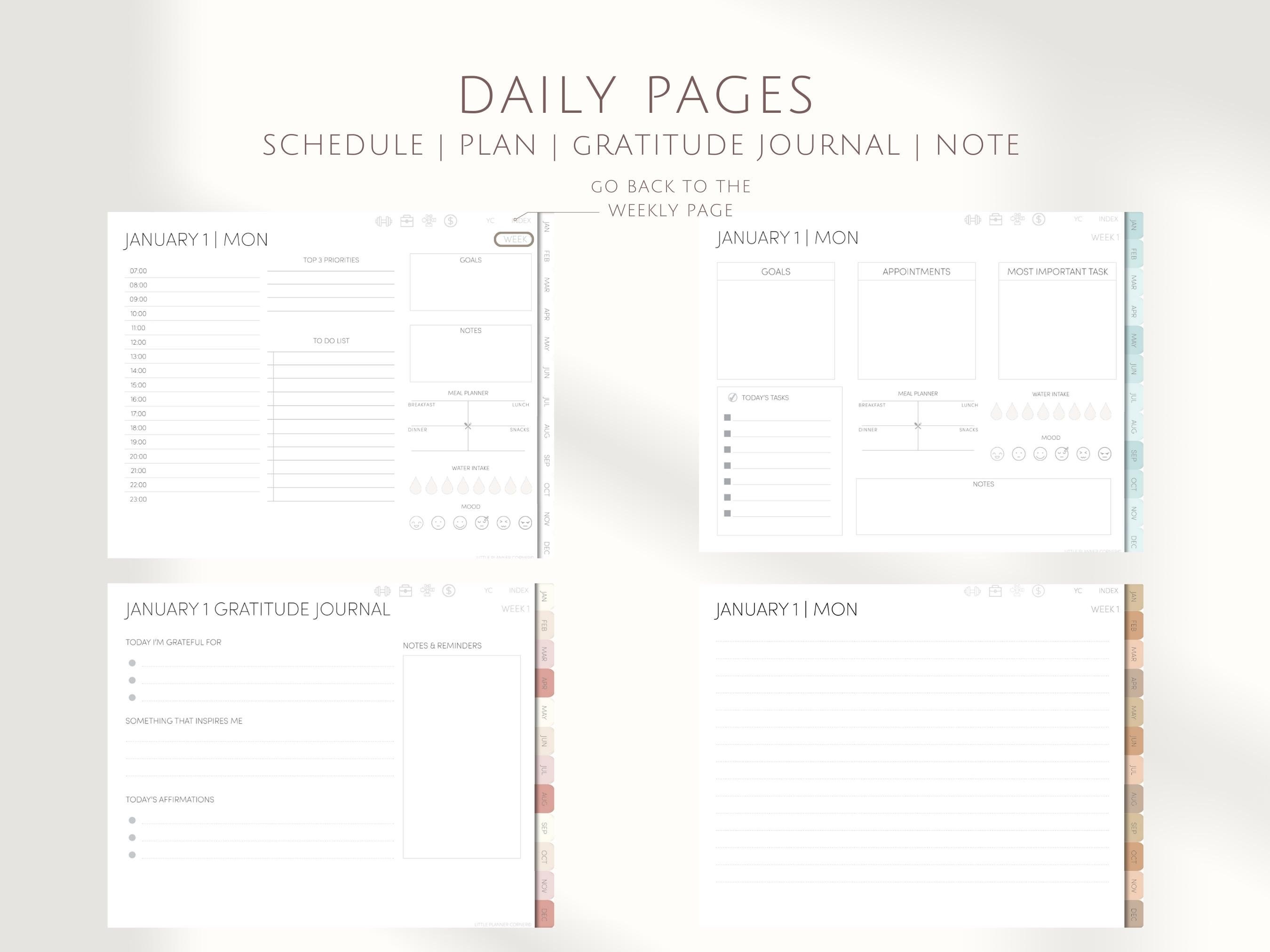 2024 Ultimate Dated Digital Planner Goodnotes All in One Planner iPad ...