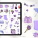 Lavender Aesthetic Goodnotes Stickers|everyday Digital Stickers|purple ...