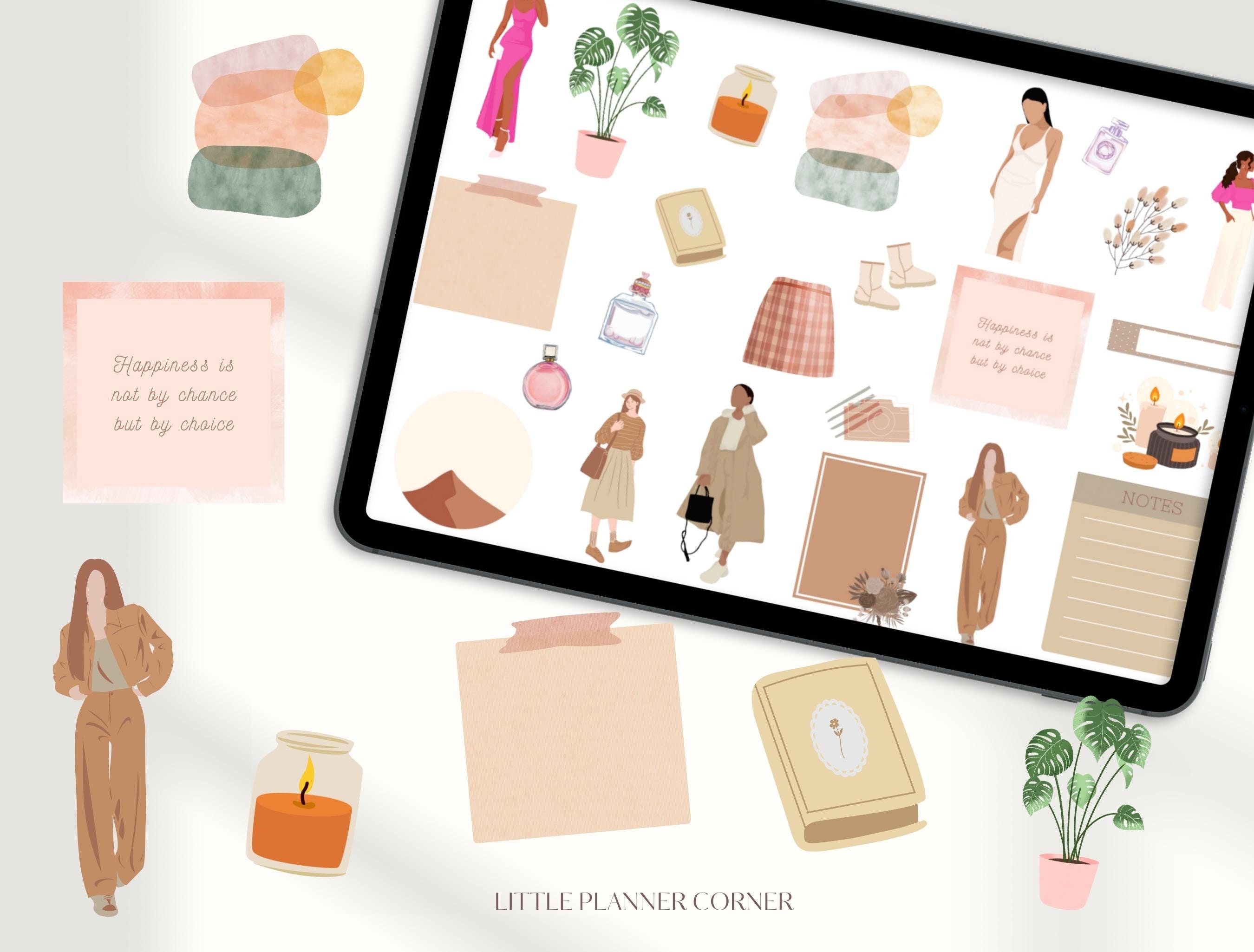 Girl Boss Goodnotes Stickers | That Girl Digital Stickers | Everyday ...