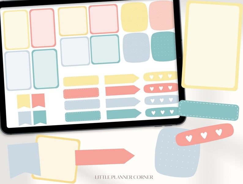 August 2024 Vol1 Goodnotes Stickers|everyday Digital Stickers| Vacation ...