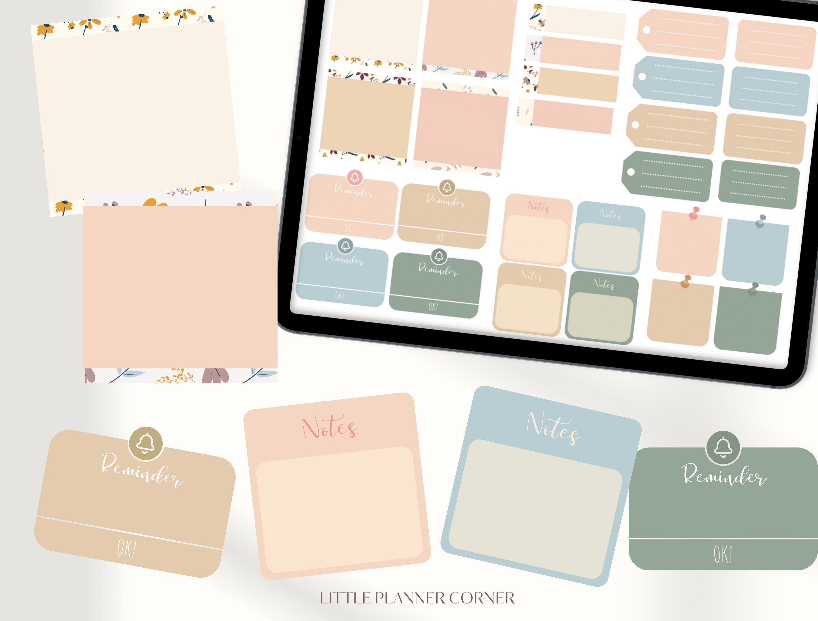 April 2024 Goodnotes Stickers|everyday Digital Stickers| Minimalist ...