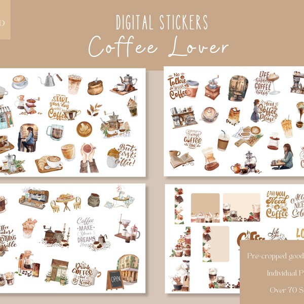 Coffee Planner Stickers - Etsy