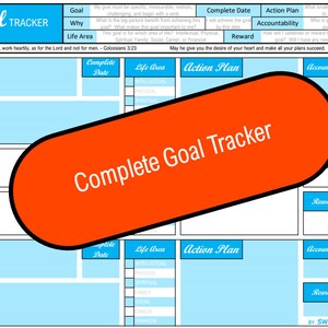 Complete Goal Tracker, Masterplan Guide to Setting and Achieving Your ...