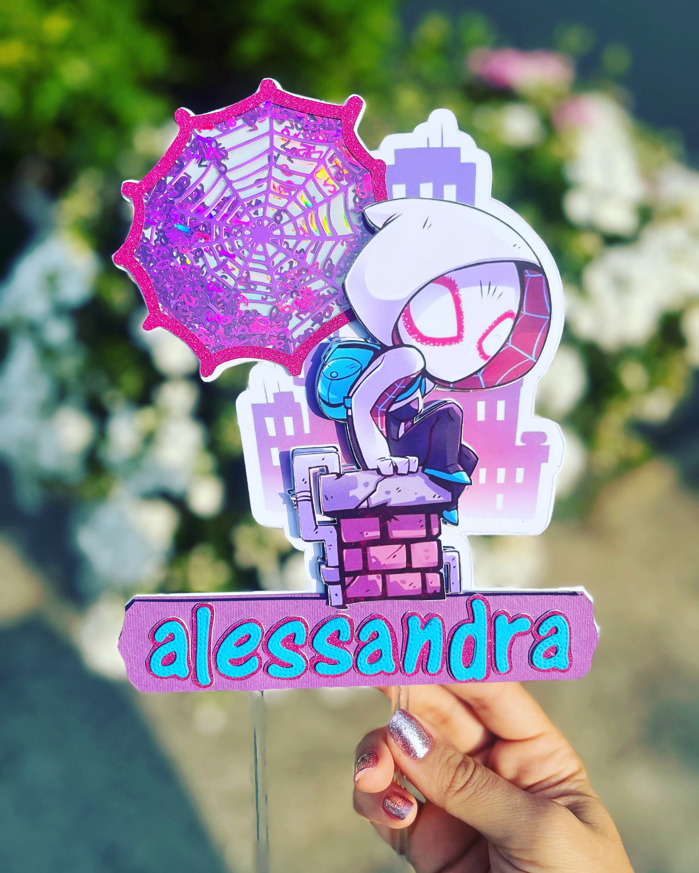 Gwen Stacy Cake Topper - Etsy