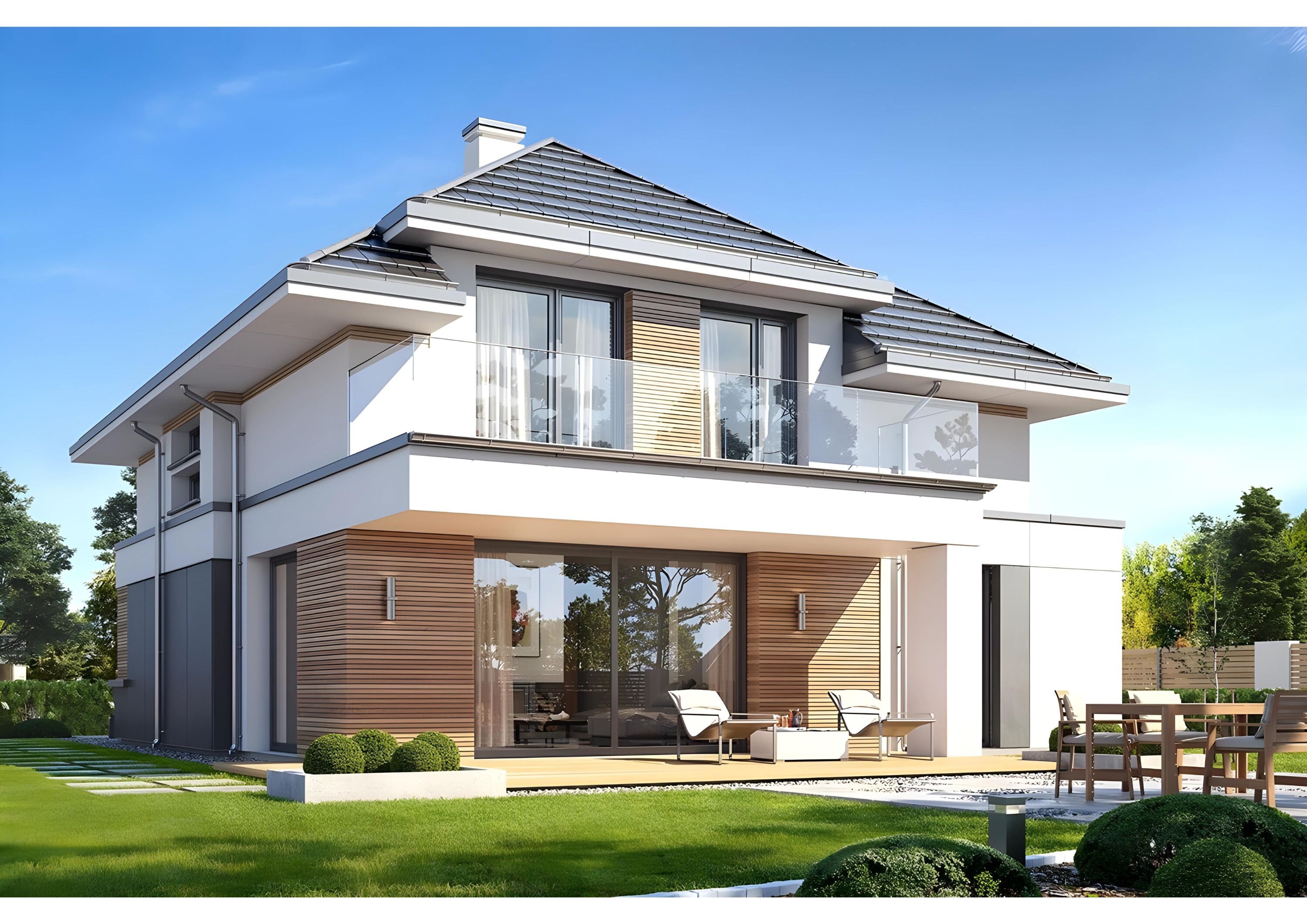 3 Bedroom 138 M2 Detailed Modern House Architectural Floor Plans 11m X ...