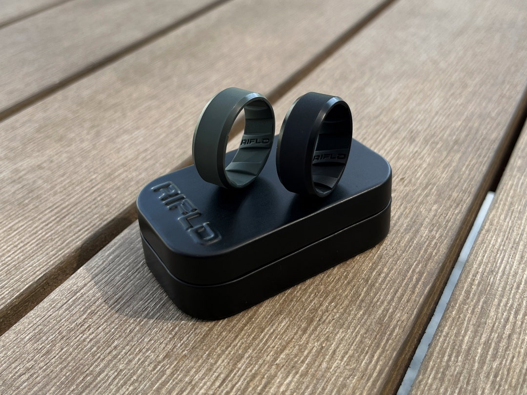 Tactical Silicone Ring | Gun Barrel Grooves + Free Travel Case - Etsy