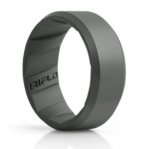 Tactical Gunmetal Silicone Ring - Etsy