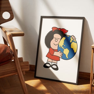 Bundle Mafalda svg png silhouette cutting files - Etsy México