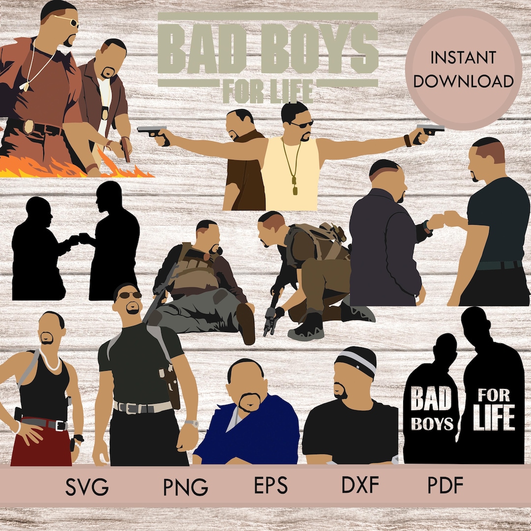 Bundle Bad Boys Svg Png Boys for Life Cricut Cut Files - Etsy