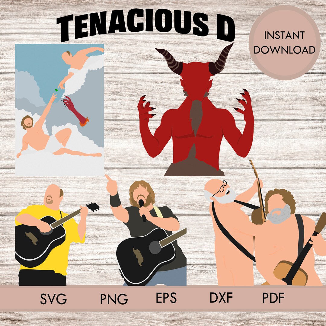 Pacote Tenacious svg png Jack Cricut arquivos de corte - Etsy Portugal