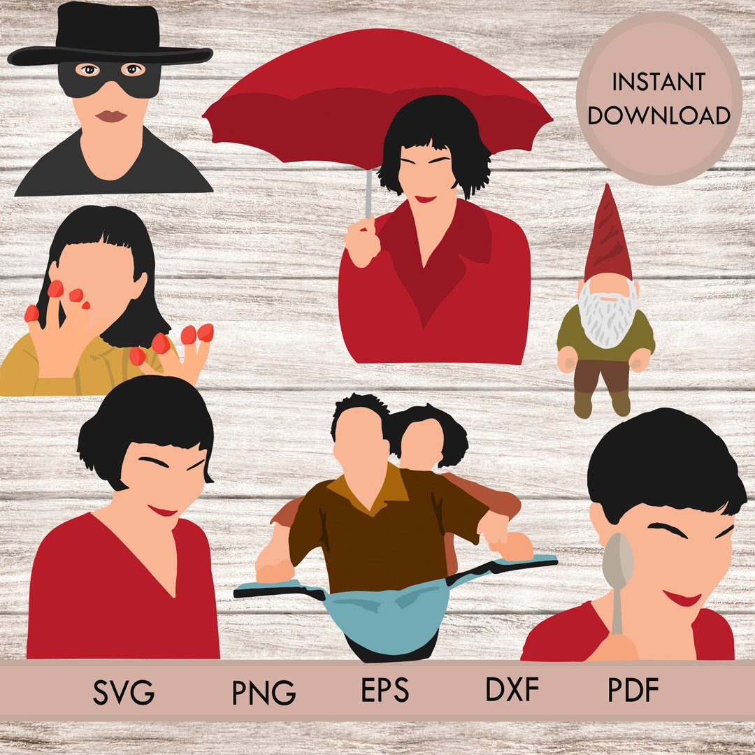 Bundle Amelie Movie Svg Png Cricut Cut Files - Etsy