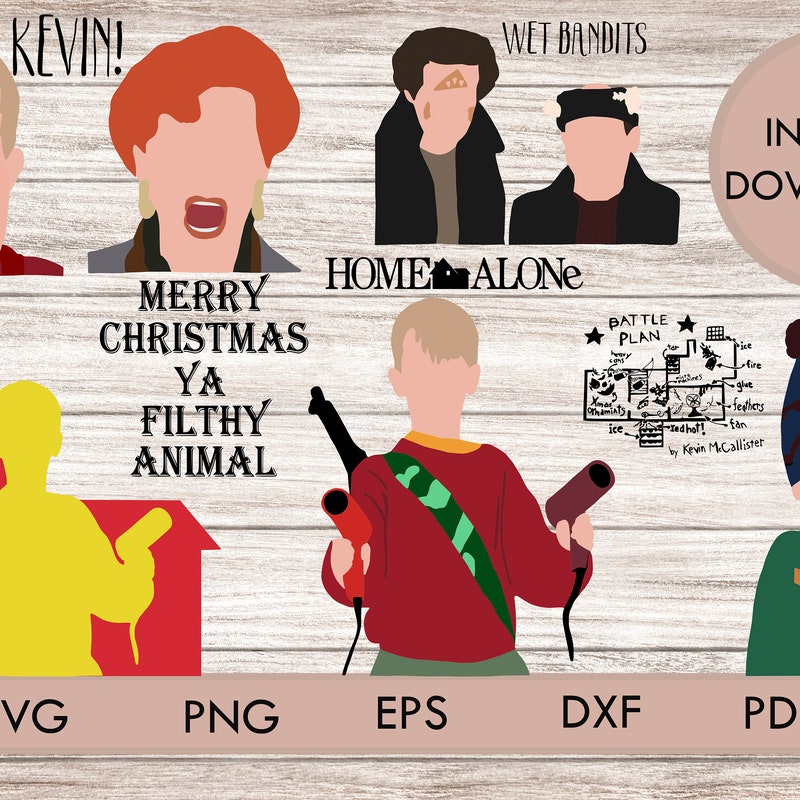 Home Alone Clip Art - Etsy