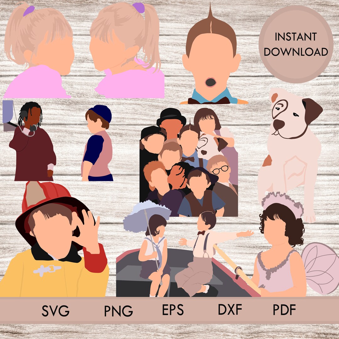 Bundle Little Rascals Movie Svg Png Cut Files - Etsy