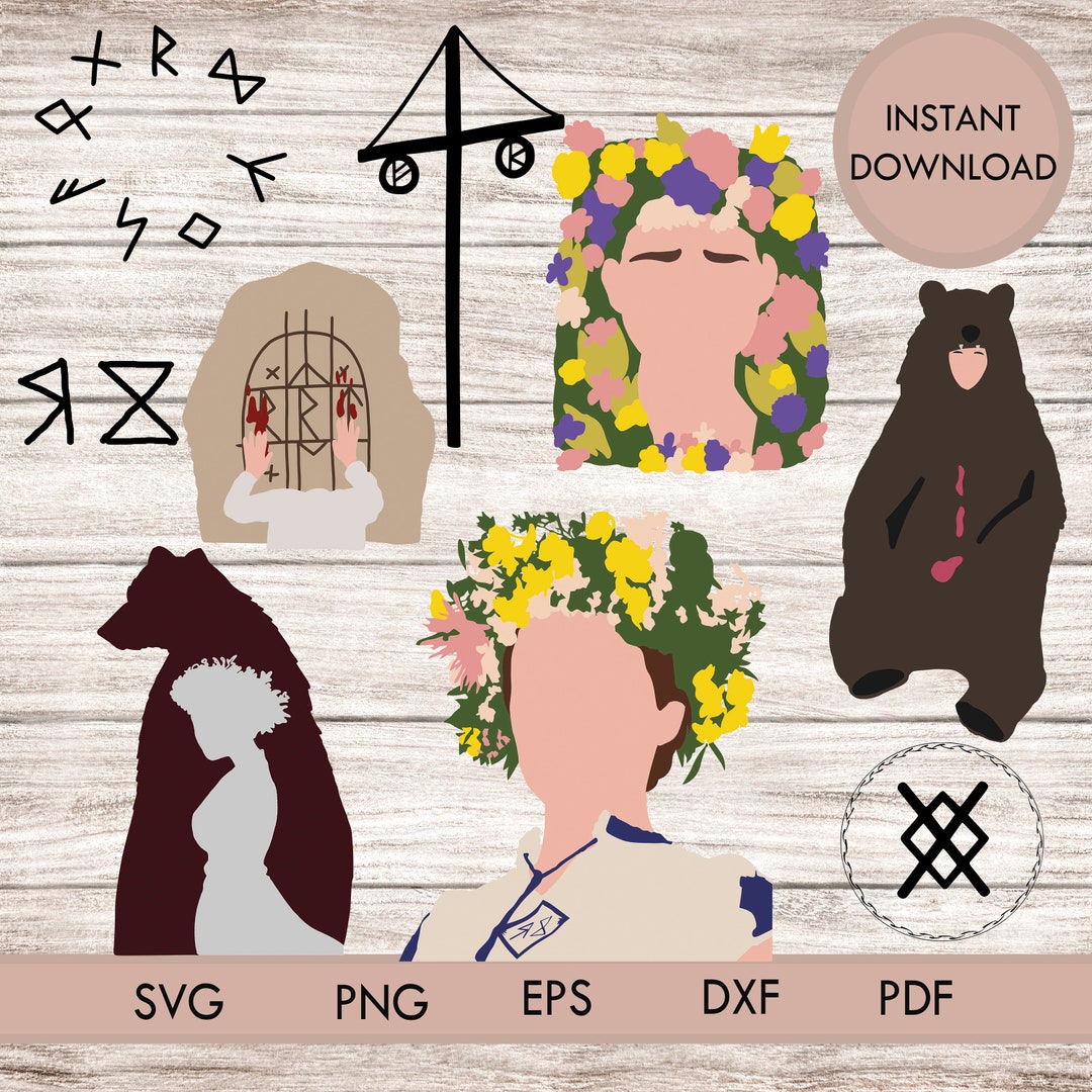 Bundle Midsommar Svg Png Midsommar Horror Cricut Silhouette - Etsy