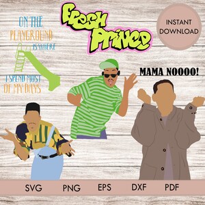 Bundle the Fresh Prince Svg Png Mama Nooo Cricut Files - Etsy
