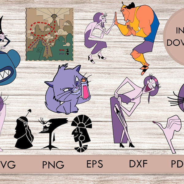 Yzma and Kronk Svg Png - Etsy