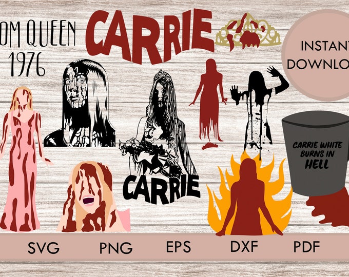 Carrie White Horror Enamel Pin Carrie Stephen King Horror Movie Lapel ...