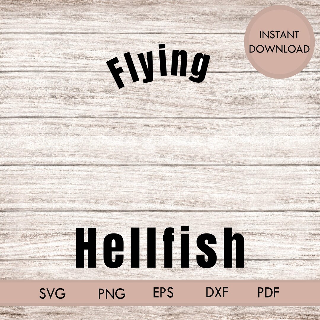 Bundle Flying Hellfish Svg Png Cricut Cut Files - Etsy