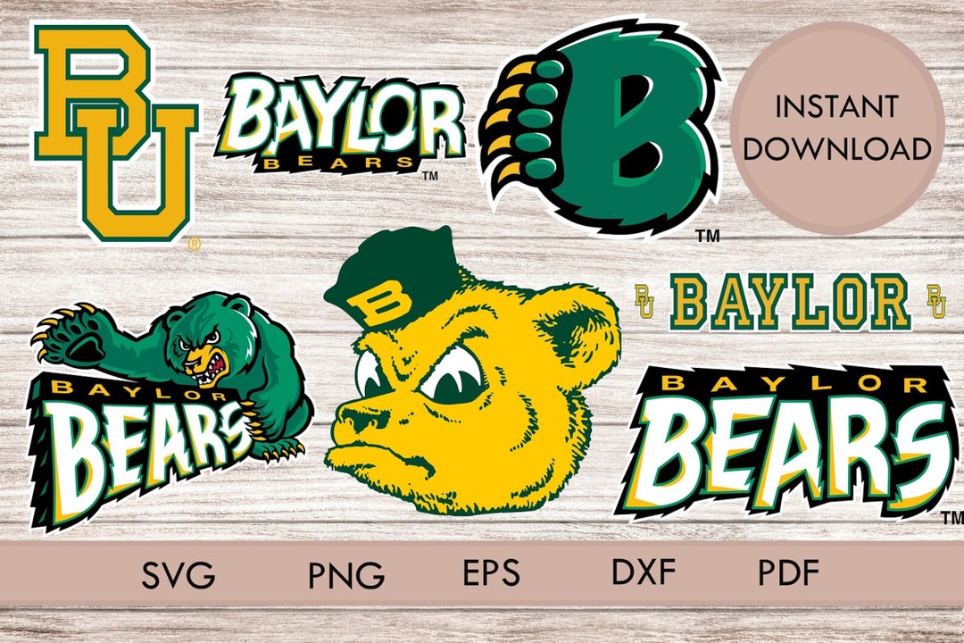 Bundle Baylor University Svg Png Logo Bears Cricut Silhouette Cutting ...