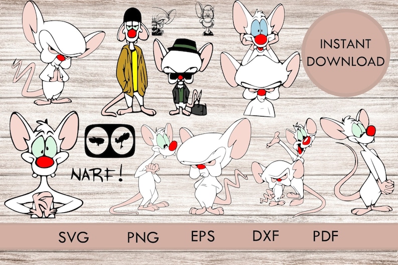 Bundle Pinky and the Brain Svg Png Pinky and the Brain Cricut ...