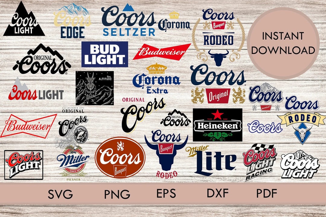 Bundle Logo Beer Svg Png Brand Beer Cricut Cutting Files - Etsy
