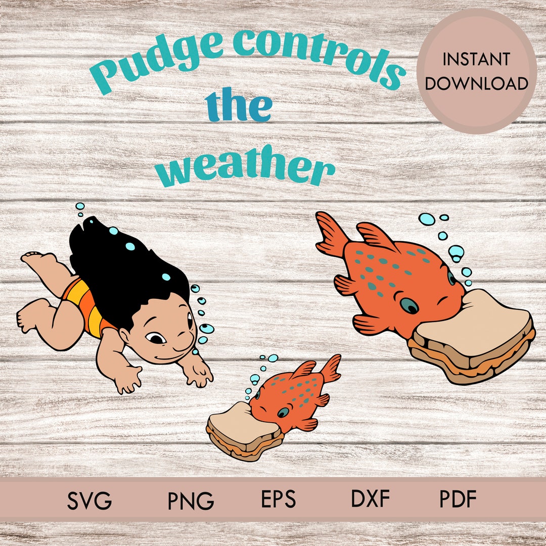 Bundle Pudge Svg Png Pudge Controls the Weather Cricut - Etsy