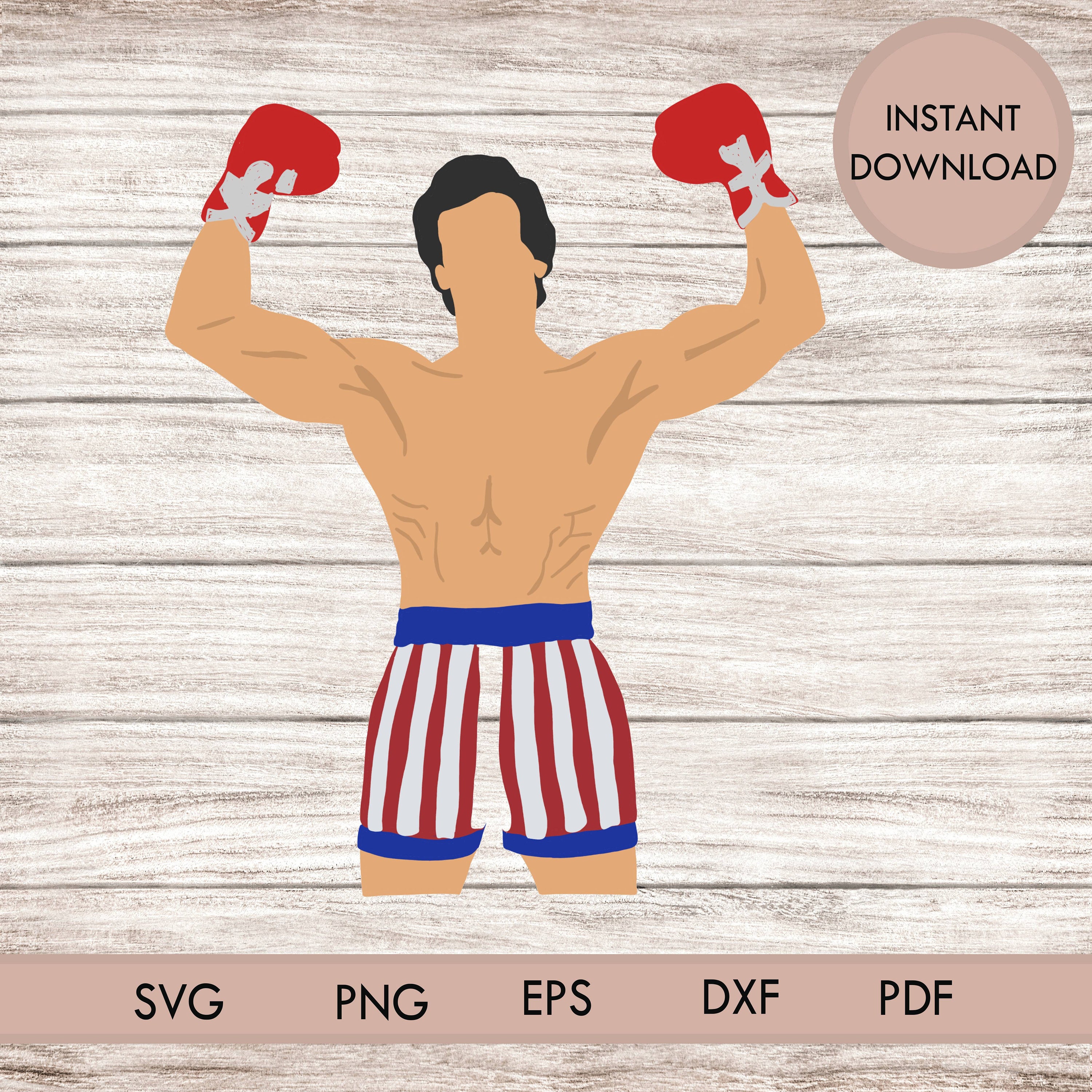 Bundle Rocky Balboa Svg Png Rocky Cricut Cut Files - Etsy